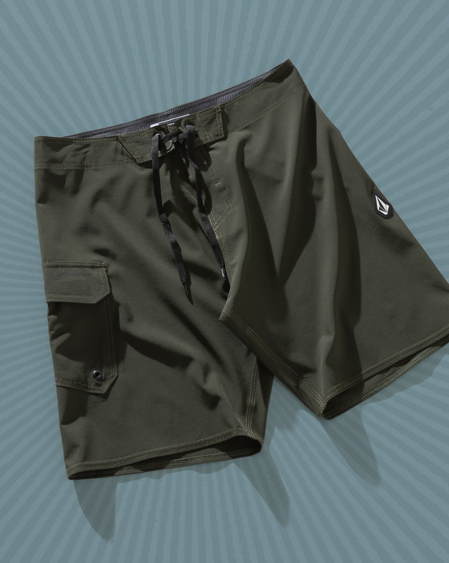 Boardshort Volcom Lido Solid Verde - Volcom Brasil - Loja Oficial